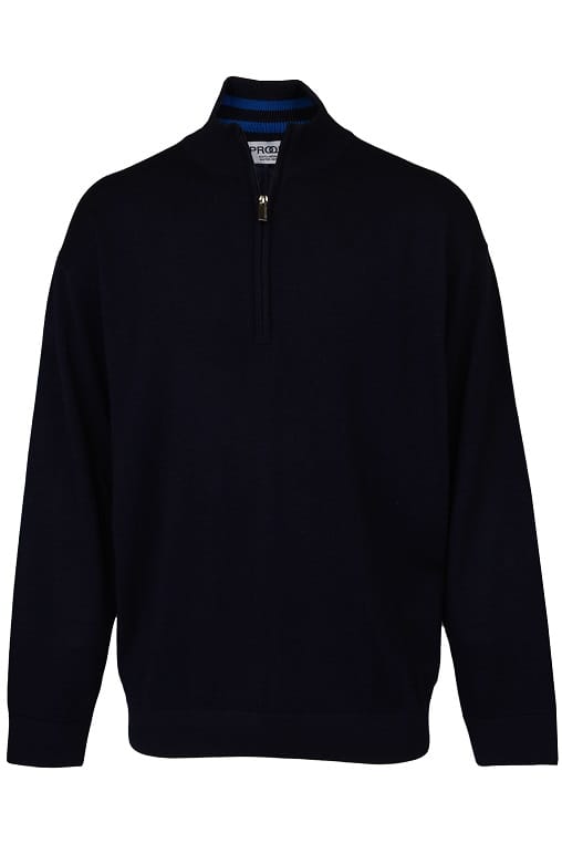 ProQuip Merino Lined Zip-Neck Sweater: Wool that Withstands Wet
